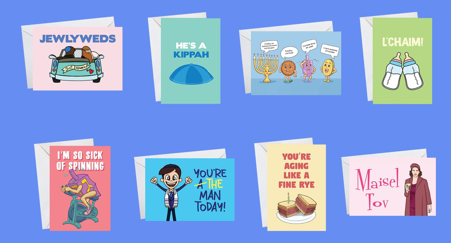Funny Jewish Cards & Gifts - Donating 15% this Hanukkah | Menschions